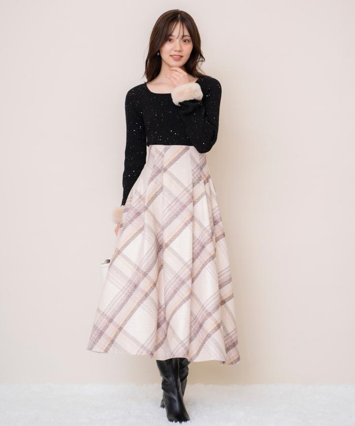 【セール】オリジナルチェックフレアスカート(505755742) | ウィルセレクション(WILLSELECTION) - MAGASEEK
