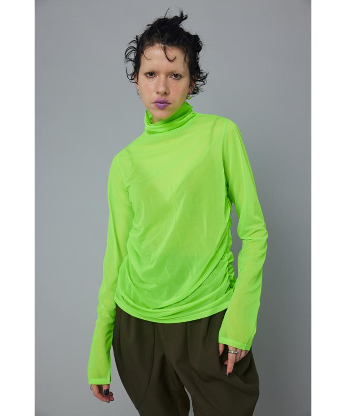 Sheer mellow high neck top(505768036) | ヘリンドットサイ(HeRIN.CYE) - MAGASEEK