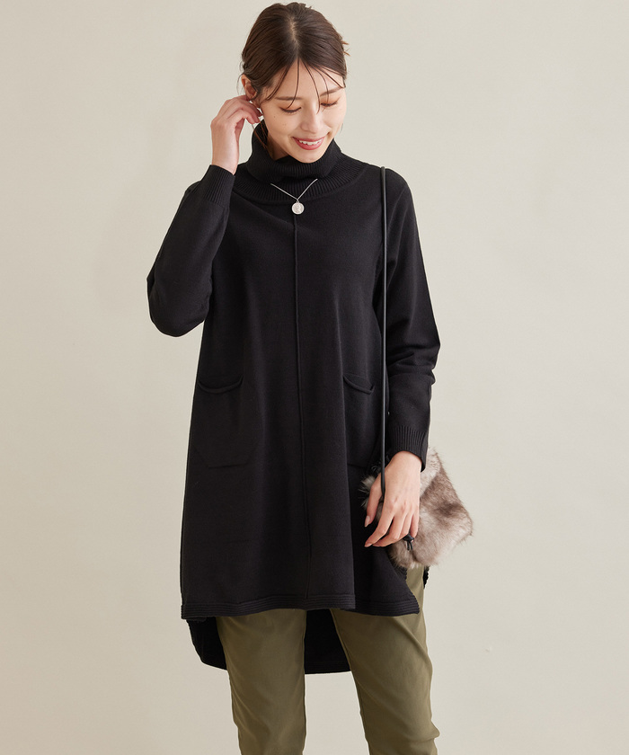 サイドスリットニットチュニック(505773259) | ジャイロ(JAYRO) - MAGASEEK