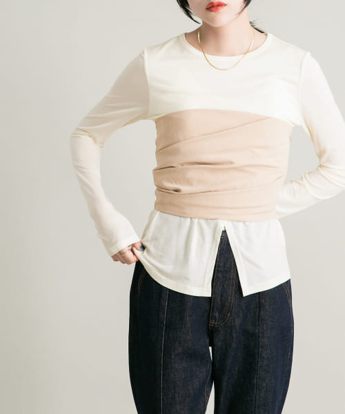 【セール】ビスチェSETレイヤードカットソー(505784611) | ケービーエフ(KBF) - MAGASEEK