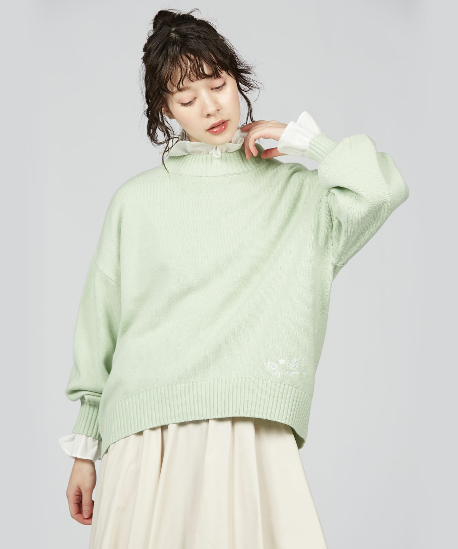 WM31 PULLOVER ニューソフトニットプルオーバー(505789390) | トゥービー バイ アニエスベー(To b. by agnes b.) - MAGASEEK