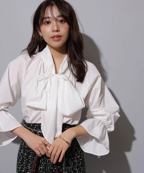 ボウタイシャツ(505791190) | ジャスグリッティー(JUSGLITTY) - MAGASEEK