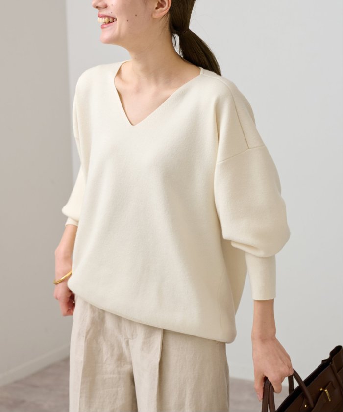 スムースVネックプルオーバー(505802324) | フレームワーク(FRAMeWORK) - MAGASEEK