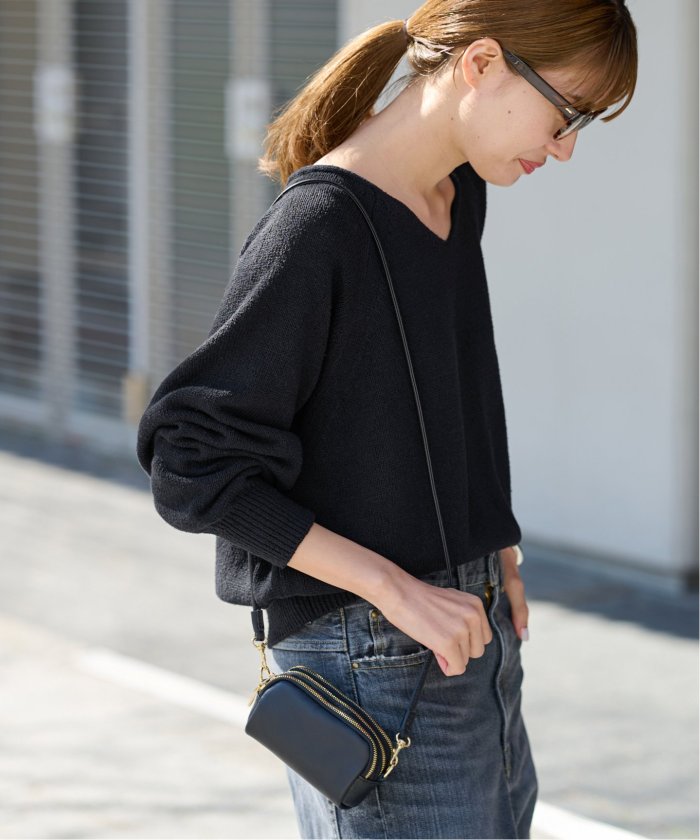 SILK－LINEN－Vネックプルオーバー(505802376) | フレームワーク(FRAMeWORK) - MAGASEEK