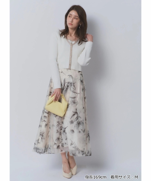 シアーフラワープリントスカート(505831420) | ジャスグリッティー(JUSGLITTY) - MAGASEEK