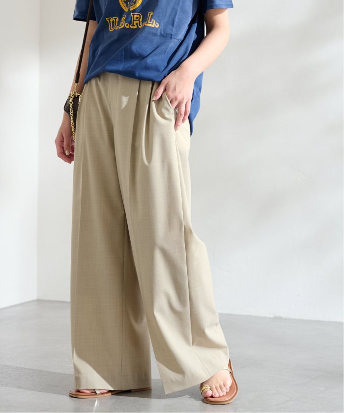 【セール】≪追加≫ウォッシャブルTWタックワイドパンツ2(505856629) | フレームワーク(FRAMeWORK) - MAGASEEK