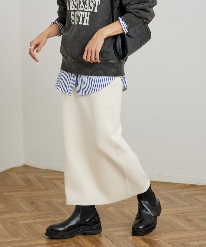 【セール】≪追加≫ダブルジャガードストレートスカート(505815869) | フレームワーク(FRAMeWORK) - MAGASEEK