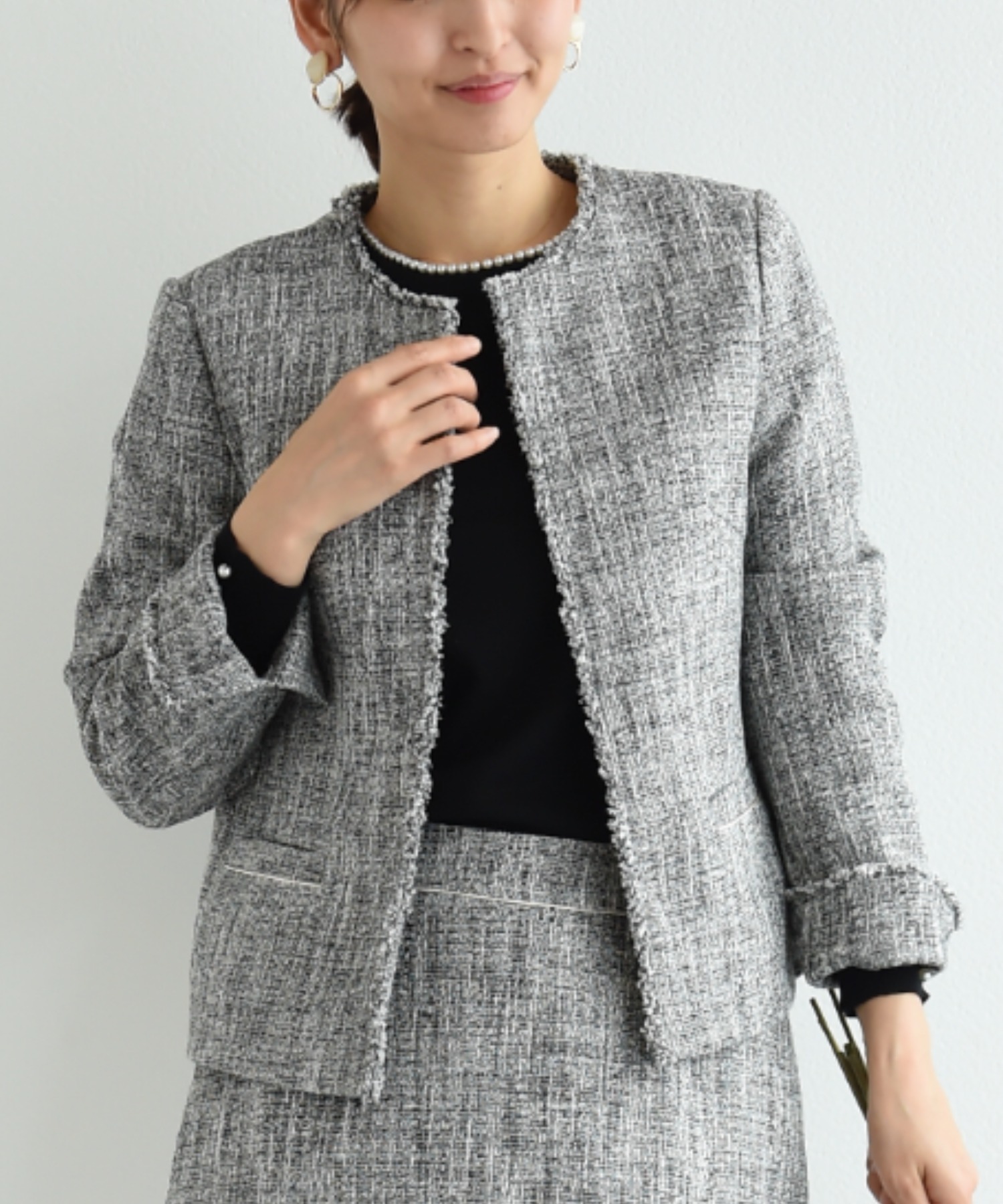 【セール】エアーファンシーノーカラージャケット(505875165) | インタープラネット(INTERPLANET) - MAGASEEK