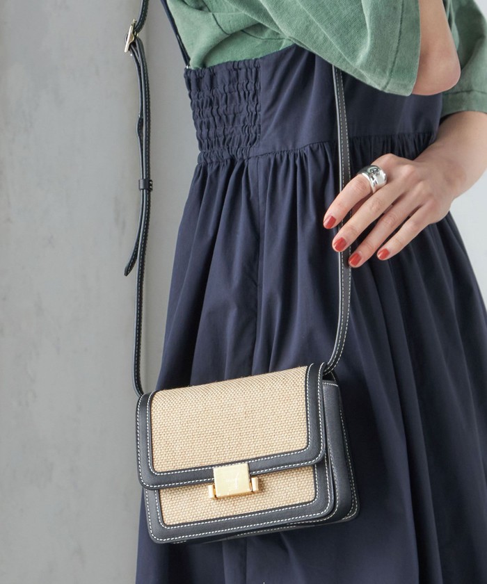 kabinett:BOX BAG MINI LINEN (505899576) | シップス ウィメン(SHIPS WOMEN) - MAGASEEK