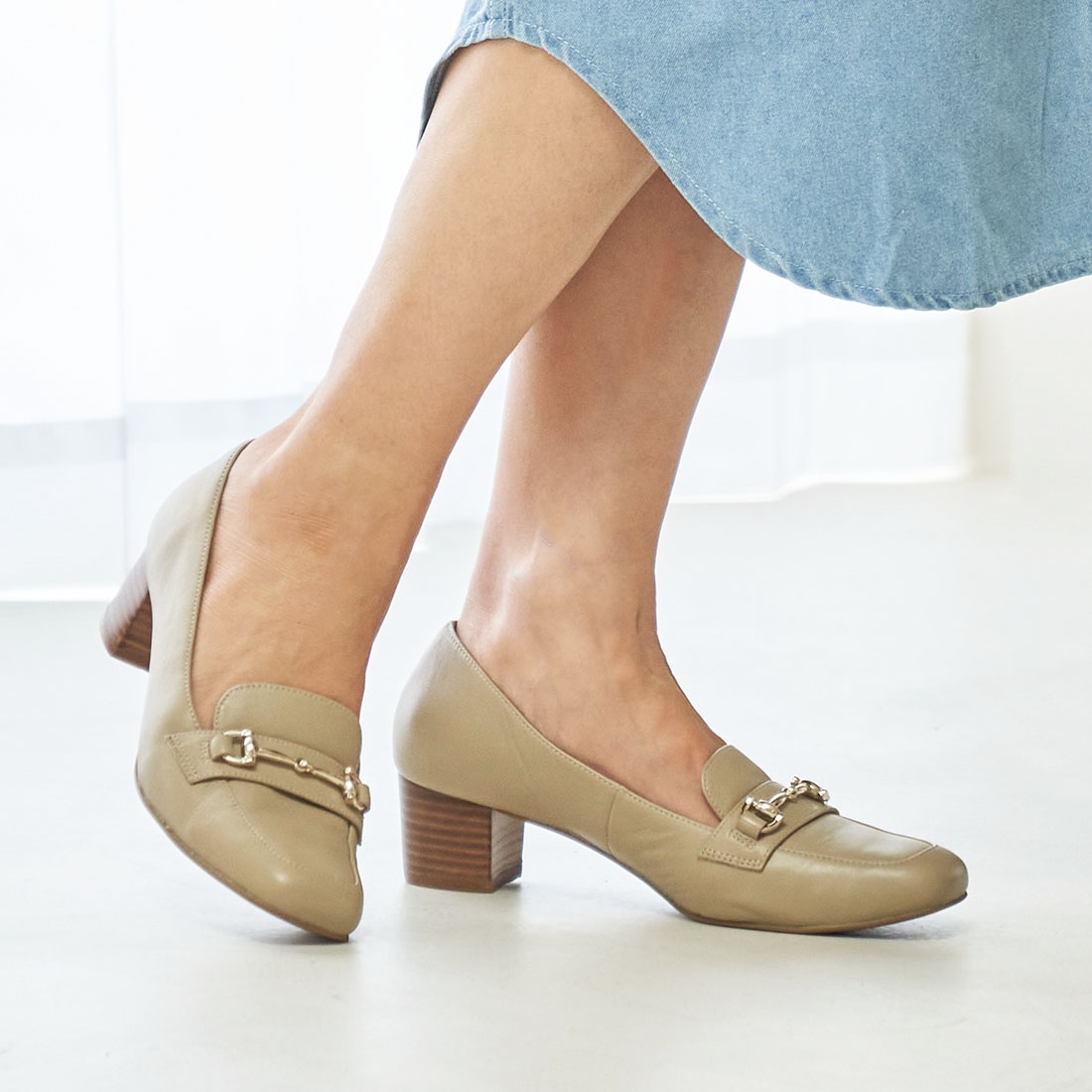 【WEB限定】ヒールアップビットローファー(505899723) | イング（シューズ）(ing) - MAGASEEK