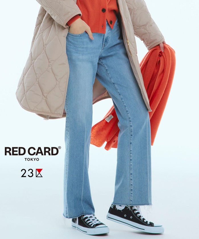 RED CARD TOKYO×23区】デニム フレアパンツ(505902075)|阪急 RED CARD TOKYO×23区】デニム フレアパンツ(505902075)|阪急