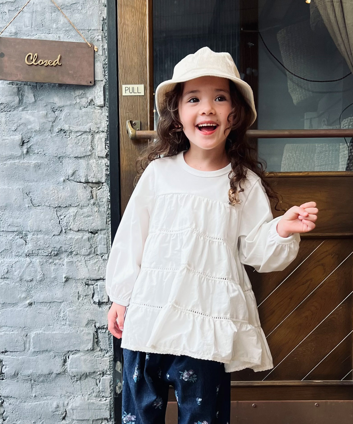 さらさら天竺×布帛ティアード長袖Tシャツ(505836137) | フィス(FITH) - MAGASEEK