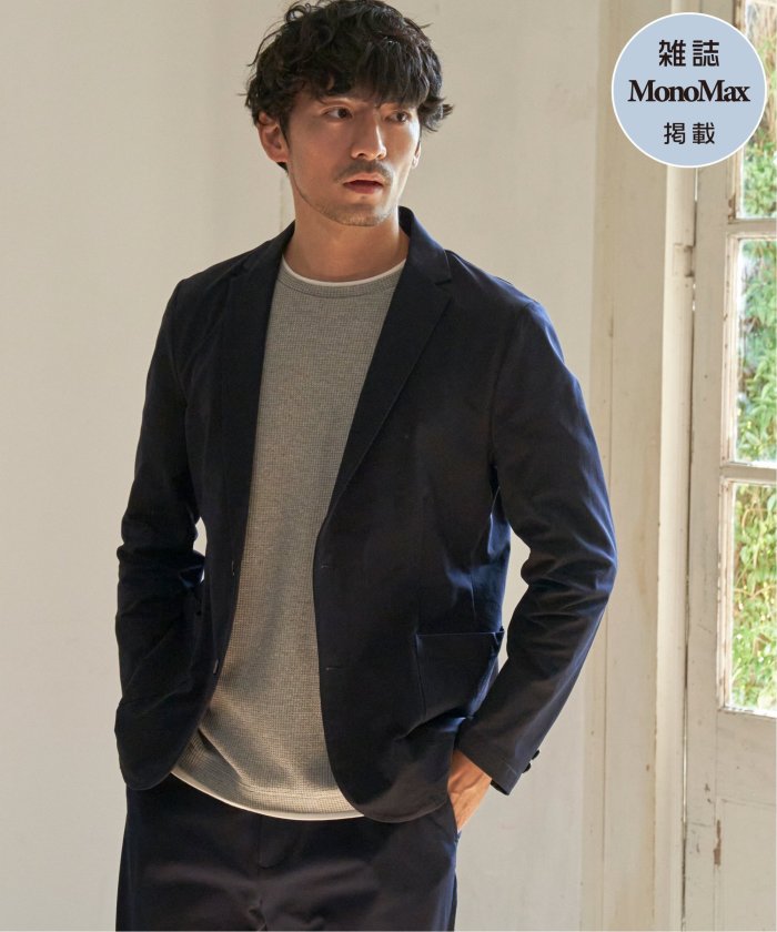 【雑誌MonoMax4月号掲載】GOKU楽ワーク 速乾鹿の子ジャケット【セットアップ対応】(505768210) | イッカラウンジ (IKKA LOUNGE) - MAGASEEK