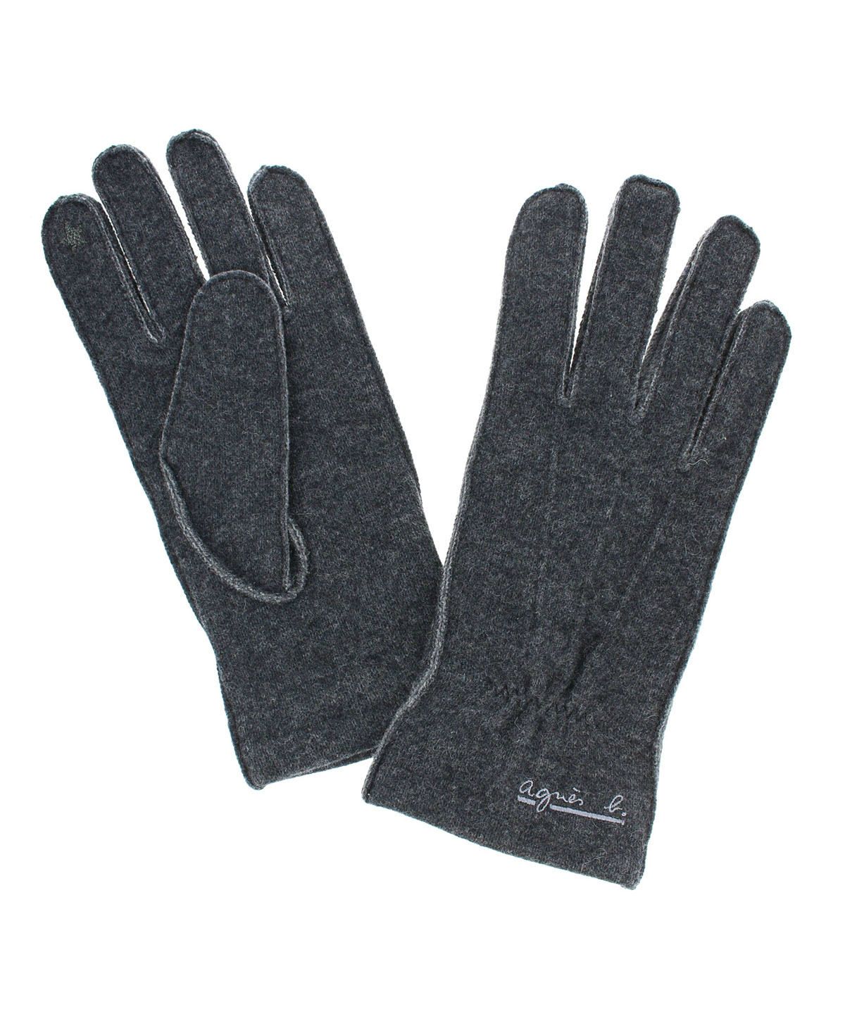 アニエスべー agnes b. メンズ 手袋 男性用 スマホ対応 五本指 シンプル ベーシック(504973312) | アニエスベー(agnes b. ) - MAGASEEK