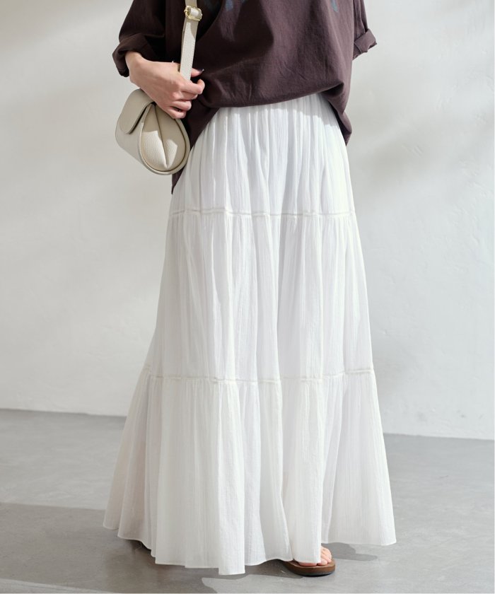コットンティアードスカート(505968580) | フレームワーク(FRAMeWORK) - MAGASEEK