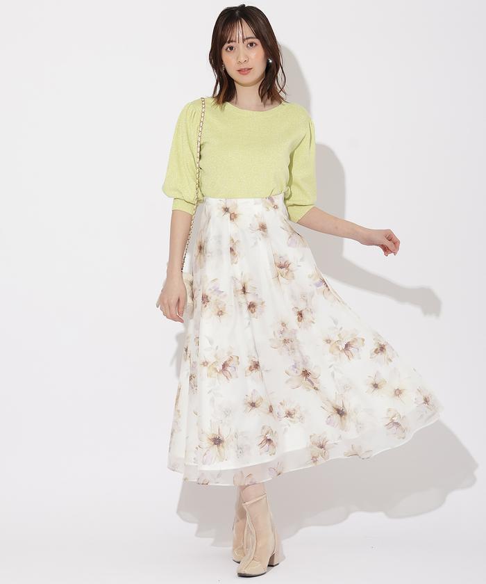 オリジナルマーブルフラワースカート(505979263) | ウィルセレクション(WILLSELECTION) - MAGASEEK