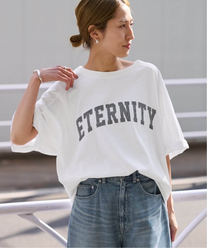 ≪WEB限定追加予約≫ロゴプリントハーフスリーブT2(505995743) | フレームワーク(FRAMeWORK) - MAGASEEK