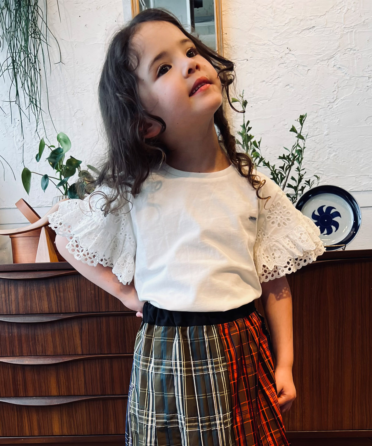 さらさら天竺袖レース半袖Tシャツ(505836188) | フィス(FITH) - MAGASEEK