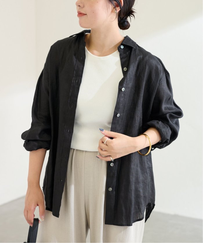 ≪追加≫フレンチリネンレギュラーカラーシャツ3(506003487) | フレームワーク(FRAMeWORK) - MAGASEEK