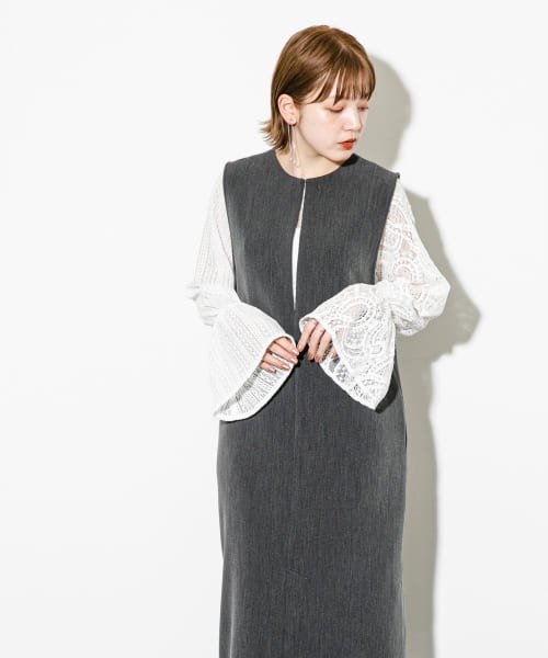 Iライン2WAYジャンパースカート(506009777) | ケービーエフ(KBF) - MAGASEEK