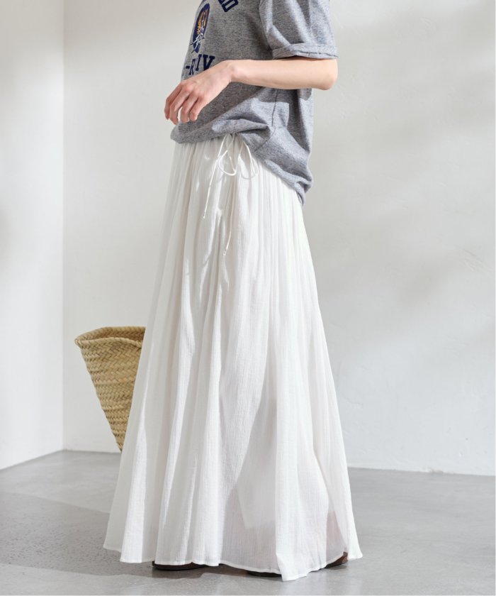 コットンクレープギャザースカート(506055337) | フレームワーク(FRAMeWORK) - MAGASEEK