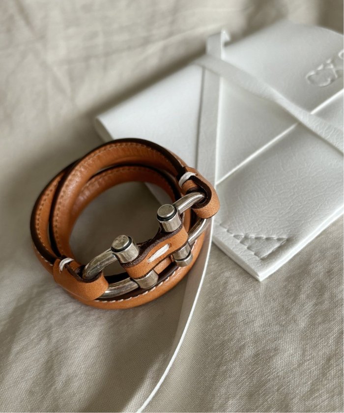 CXC レザーブレスレット 2連(506063696) | フレームワーク(FRAMeWORK) - MAGASEEK