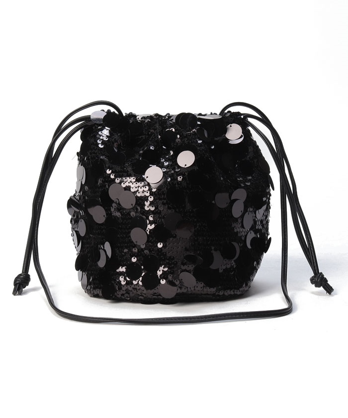 カシュカシュ cachecache / 2wayスパンコール巾着ショルダー(506061583) | カシュカシュ(cache cache) - MAGASEEK