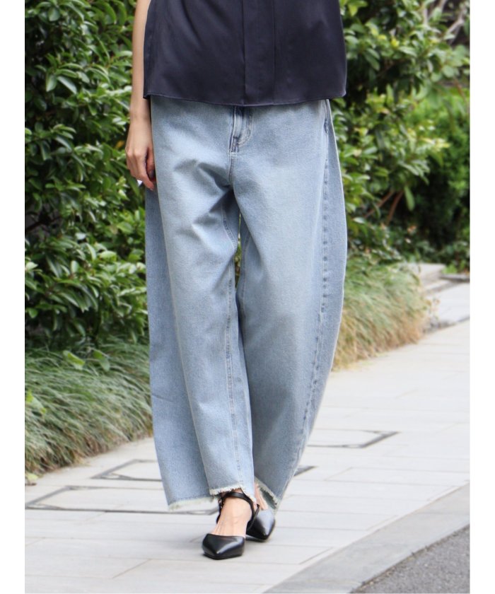 ハンチ/HUNCH デニム 2WAYワイドパンツ(506066429) | エムエフエディトリアル(m.f.editorial) - MAGASEEK