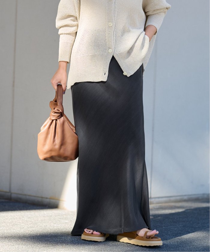 ≪追加≫フィブリルキュプラバイアススカート2(506091025) | フレームワーク(FRAMeWORK) - MAGASEEK