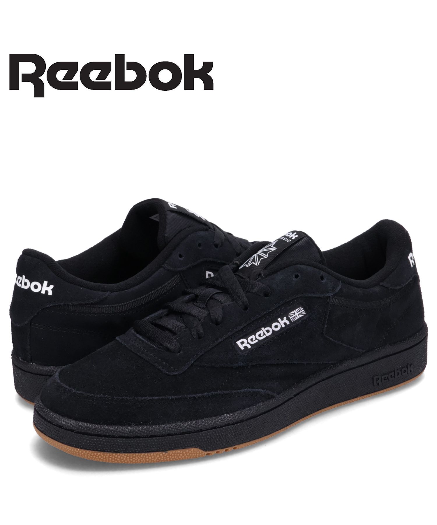 リーボック Reebok スニーカー クラブ シー 85 メンズ CLUB C 85 ブラック 黒 100074449(506091717 ...