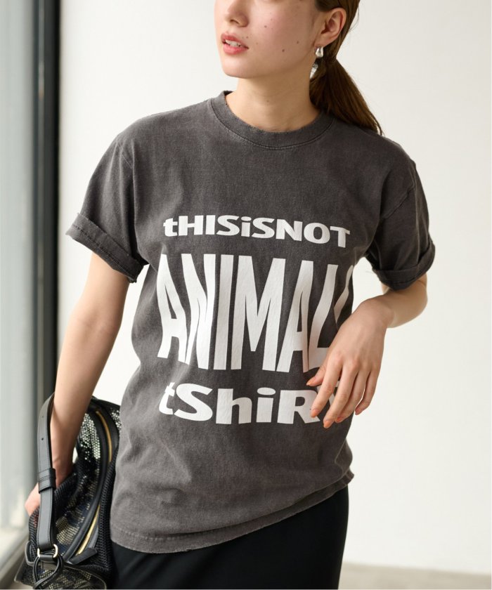 ≪予約≫STUDIO WEAREALLANIMALS This is now Tシャツ(506101642) | フレームワーク(FRAMeWORK) - MAGASEEK