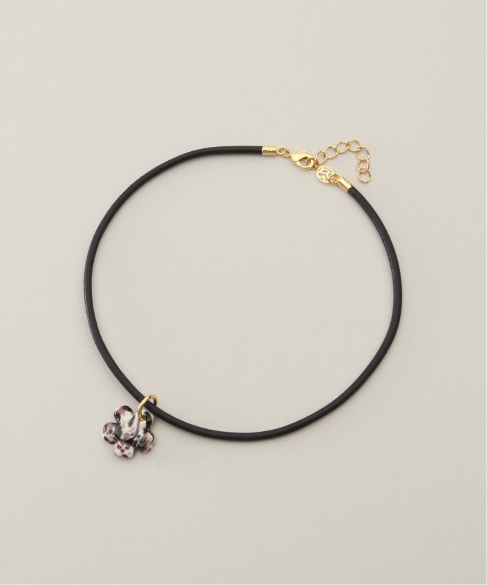 【SANDRALEXANDRA】Black and White Clover Ch CLOVER LEATHER CORD(506102169 ...