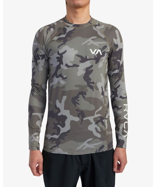 RVCA LS RASHGUARD(506115811) | ルーカ(RVCA) - MAGASEEK