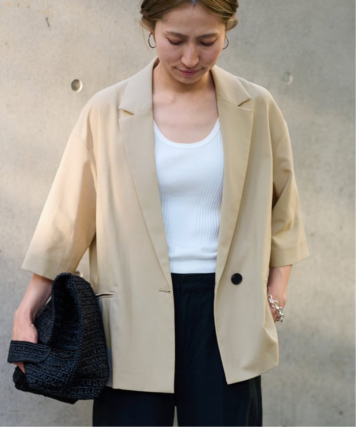 ハーフスリーブジャケット(506124545) | フレームワーク(FRAMeWORK) - MAGASEEK