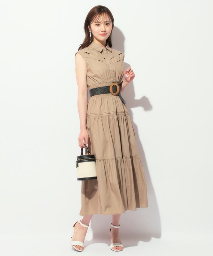 ★クロスヨークシャツ襟ワンピース(506137582) | ウィルセレクション(WILLSELECTION) - MAGASEEK