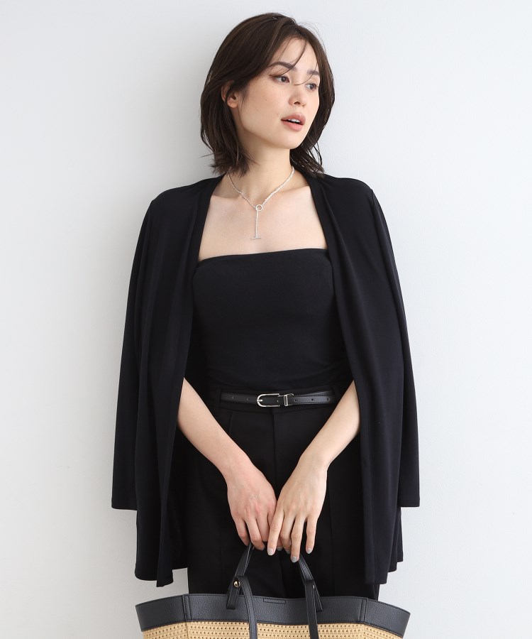 【UVケア／接触冷感／洗える】とろみジャージカーディガン(506181629) | インディヴィ(INDIVI) - MAGASEEK