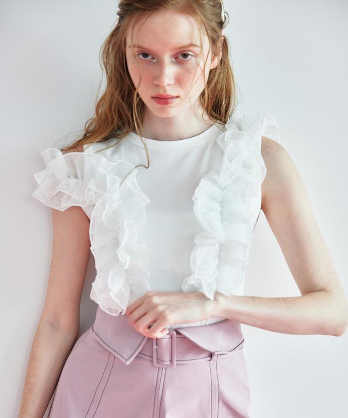 2WAYフリルトップス(506183800) | レディアゼル(REDYAZEL) - MAGASEEK