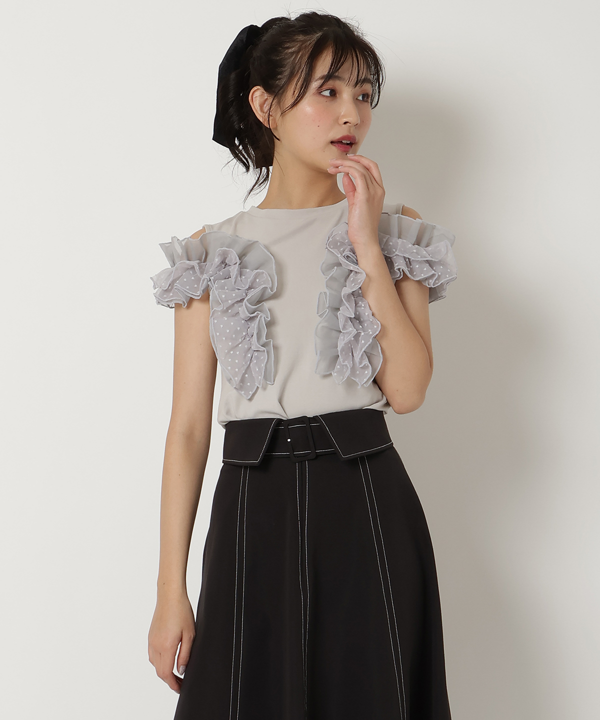 【セール】2WAYフリルトップス(506183800) | レディアゼル(REDYAZEL) - MAGASEEK