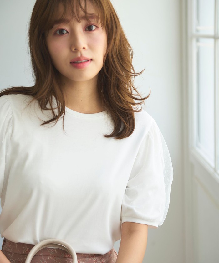 チュールパフスリーブ プルオーバー(506265702) | フェルゥ(Feroux) - MAGASEEK