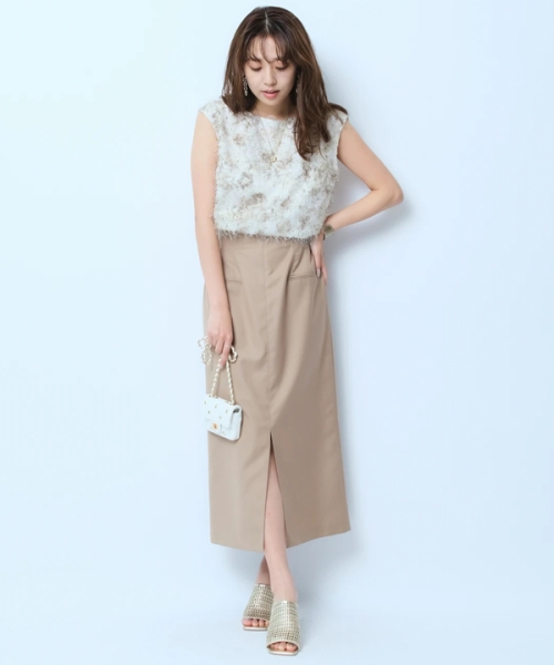 ステッチタイトスカート(506314938) | ジャスグリッティー(JUSGLITTY) - MAGASEEK