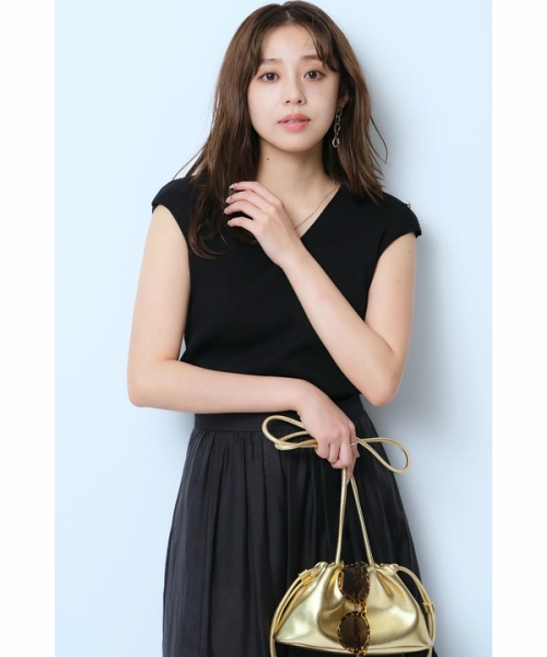 マルチ釦Vニット(506314951) | ジャスグリッティー(JUSGLITTY) - MAGASEEK