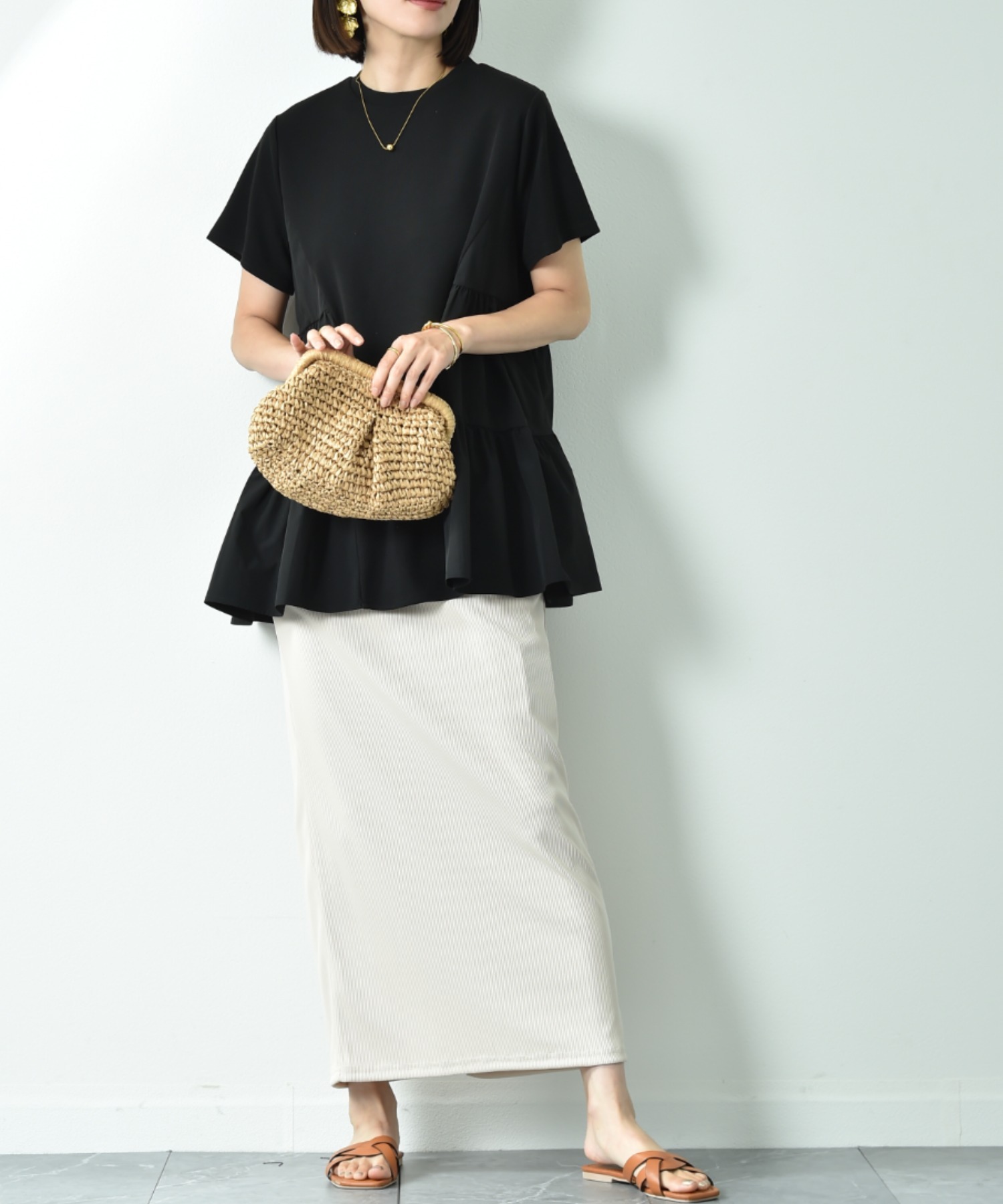 【セール】NEWリブカットナロースカート(506290601) | インタープラネット(INTERPLANET) - MAGASEEK