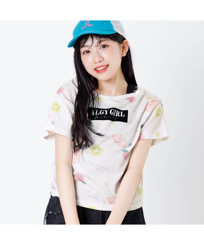 【接触冷感】【吸水速乾】フルーツソウガラT(505810086) | アルジー(ALGY) - MAGASEEK