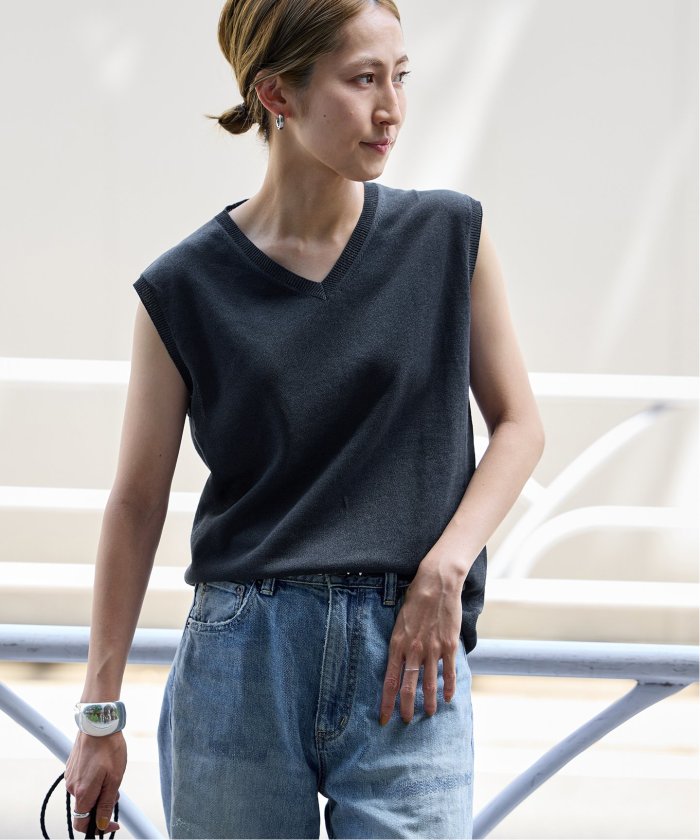 ペーパーポリエステルスリーブレス(506374777) | フレームワーク(FRAMeWORK) - MAGASEEK