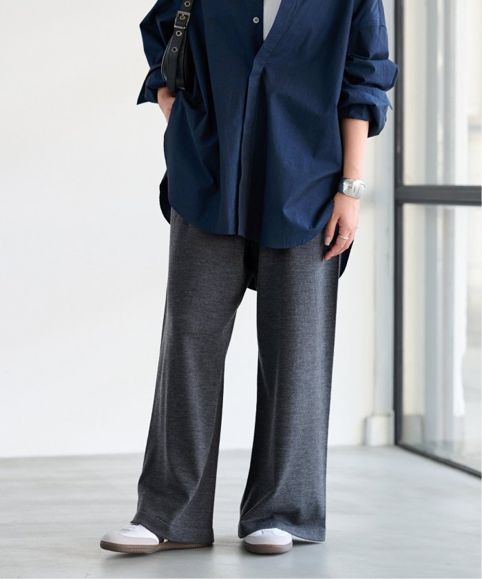 ≪予約≫WOOLニットワイドパンツ(506407722) | フレームワーク(FRAMeWORK) - MAGASEEK