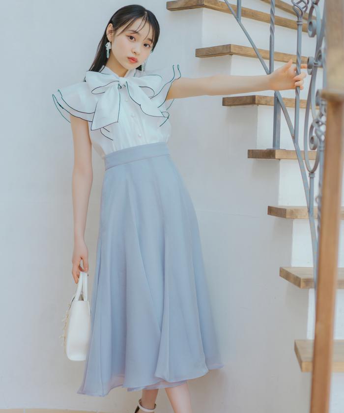 シャイニーフレアスカート(506410355) | ウィルセレクション(WILLSELECTION) - MAGASEEK