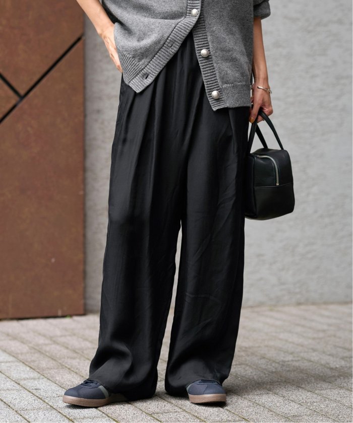 ≪予約≫シルキーキュプラクロスパンツ(506447677) | フレームワーク(FRAMeWORK) - MAGASEEK