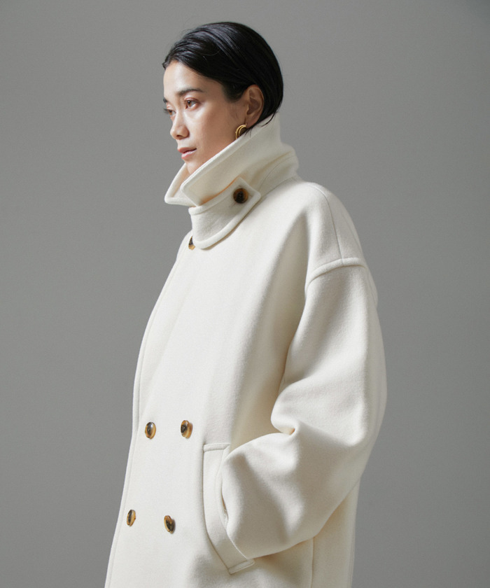 【WEB限定】MiliorメルトンPコート(506453215) | サロン アダム エ ロペ(サロン アダム エ ロペ) - MAGASEEK