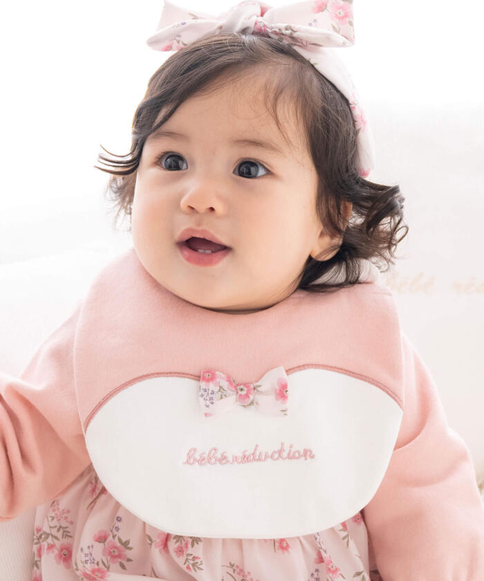 デシン花柄リボンスタイ(506548448) | フィヨ・デュ・ベベ・ルダクティオン(fillot de bebe reduction) - MAGASEEK