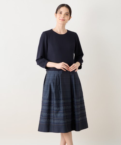 ストレッチワンピース【Leilian WHITE LABEL】(506549892)｜阪急百貨店公式通販サイト｜阪急百貨店オンラインストア